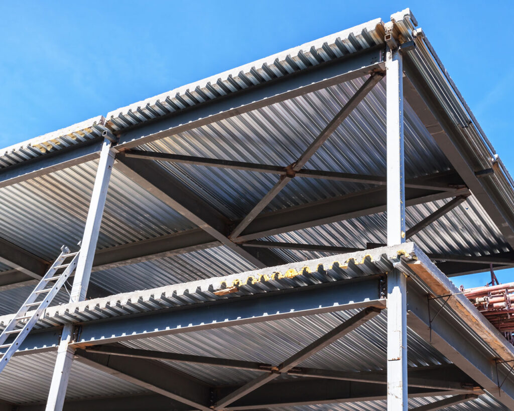 Type B Decking in Construction - Intsel Steel/Bushwick Metals